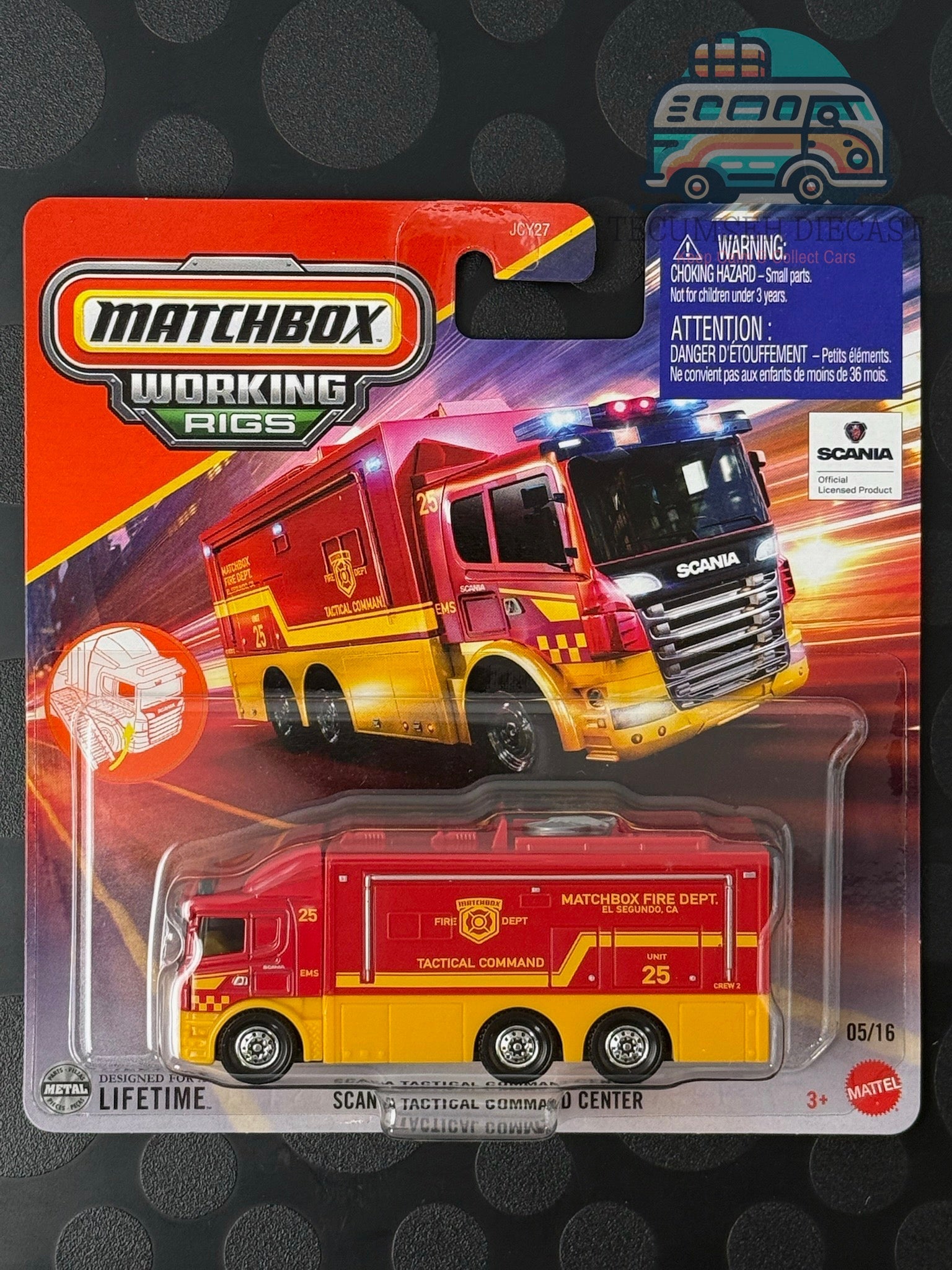 Scania Tactical Command Center – Tecumseh Diecast